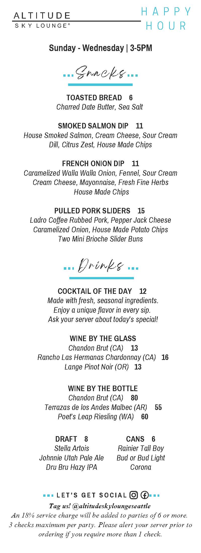 Happy Hour - Altitude Sky Lounge